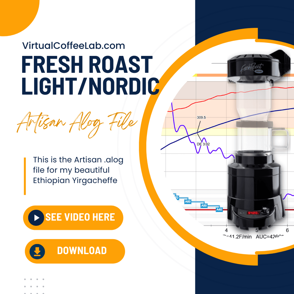 Fresh Roast Light/Nordic Artisan .alog File - Buymeacoffee