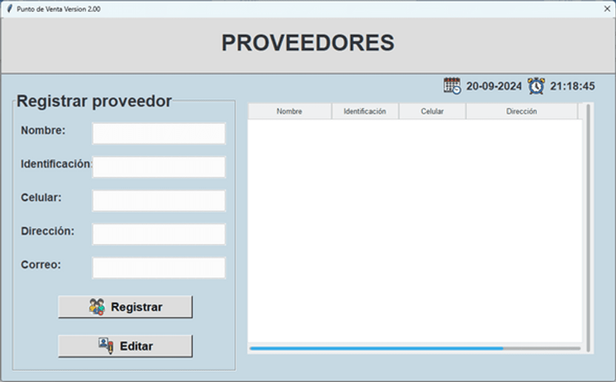 Punto de venta Versión 2.1.0 | Python Tkinter GUI - Buymeacoffee