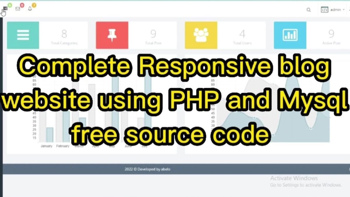 Complete Responsive Blog Website using PHP & MySQL Source Code Download - Buymeacoffee