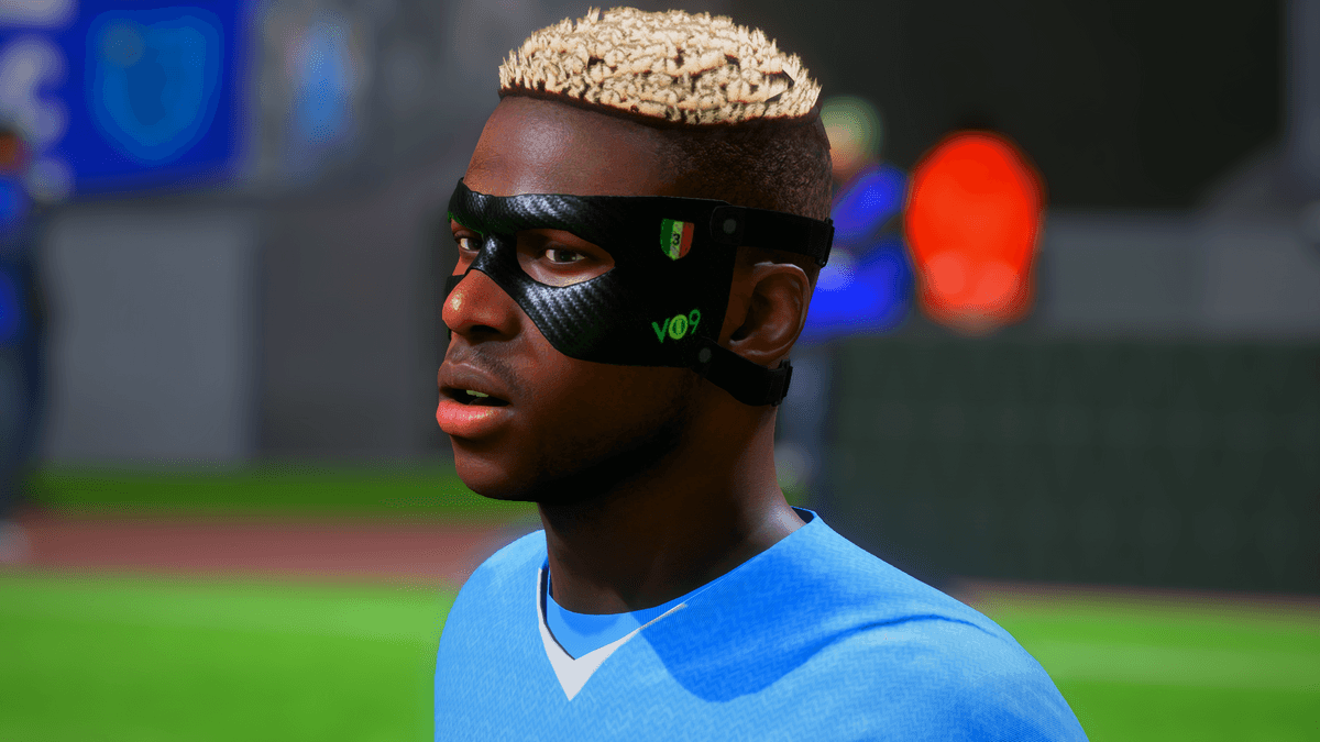 Victor Osimhen VO9 mask update for SSC Napoli EAFC 24 - Buymeacoffee