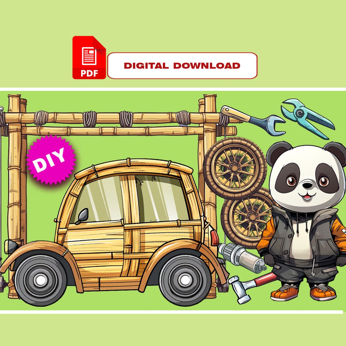 Paper Panda. Quiet Book. Template. Tutorial Craft DIY. Paper Animals ...