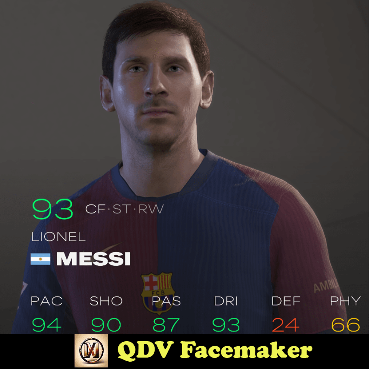 [SILVER] Lionel Messi (2013) Face Mod [FC 24/25][FIFA 23] - Buymeacoffee