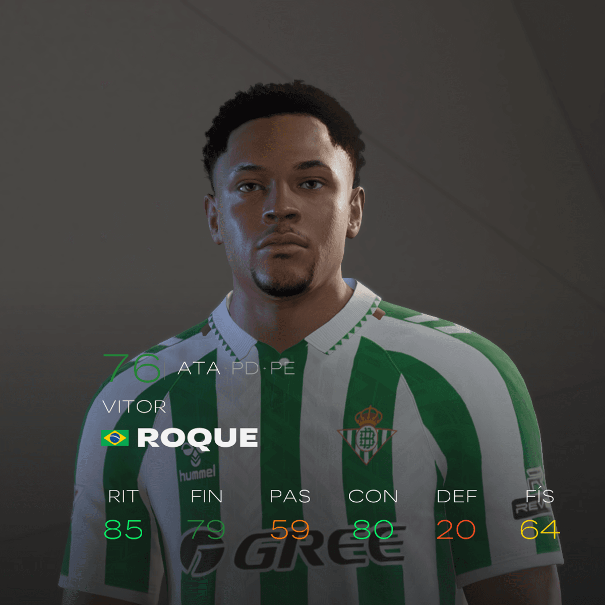 Face Vitor Roque v2 mod for EA FC 25 - Buymeacoffee