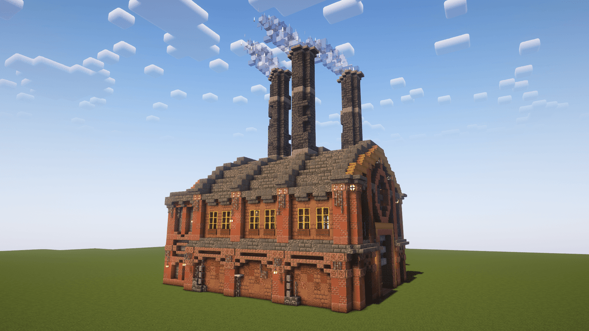 Classic Industrial Factory Building - Buymeacoffee