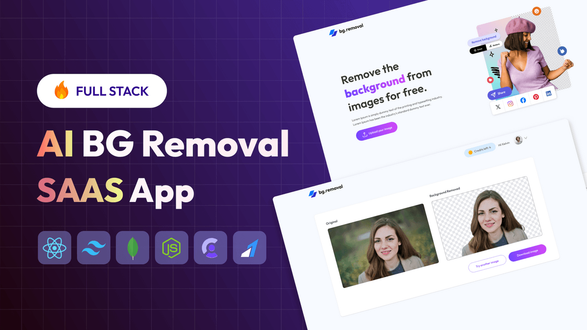 BG Removal Full Stack AI SaaS Project Source Code - Buymeacoffee