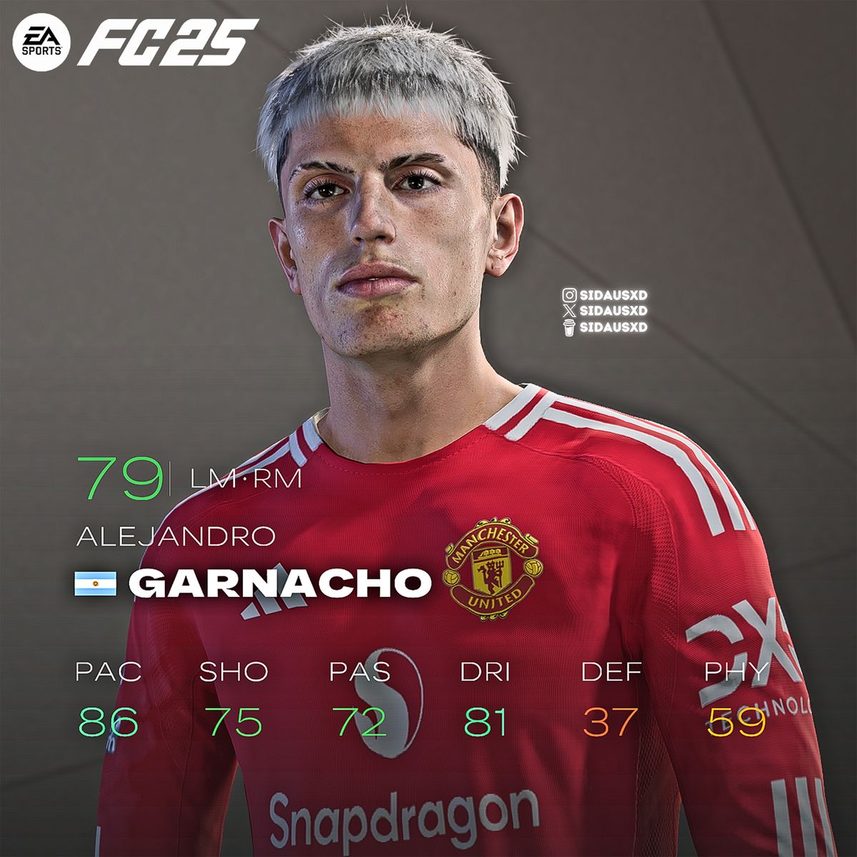 [FC26-FC25] Alejandro Garnacho V1 - Buymeacoffee