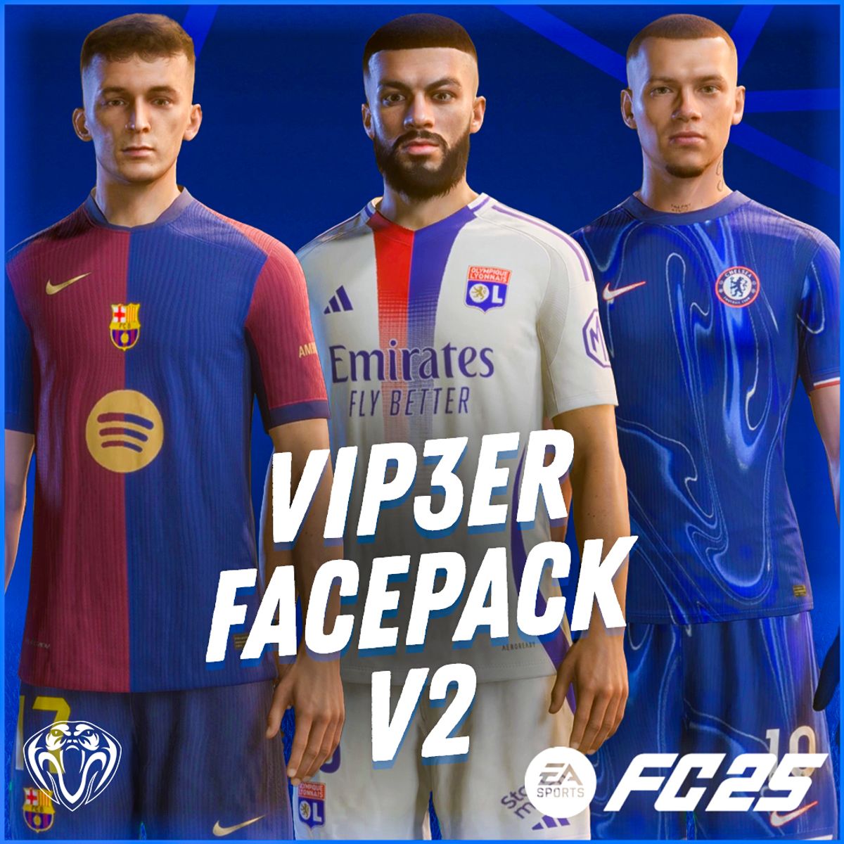 FacePack V2 (AIO) By ViP3eR For FC 25 #TU6.1 - Buymeacoffee