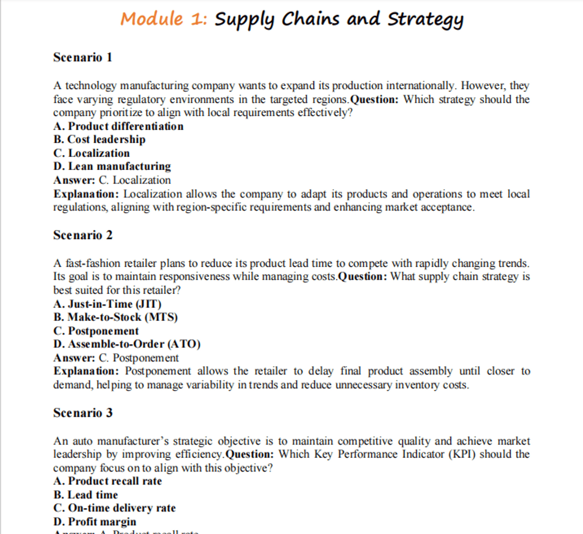 CPIM MCQ +5000 Practice Questions with detailed answers.