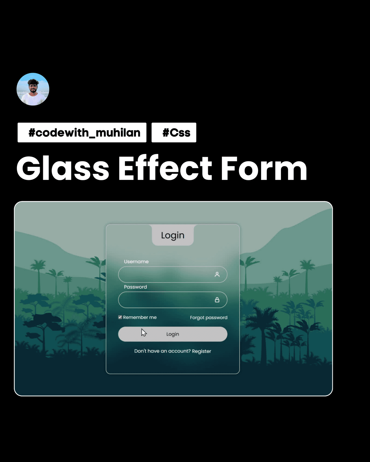 Glass morphism Form - Buymeacoffee