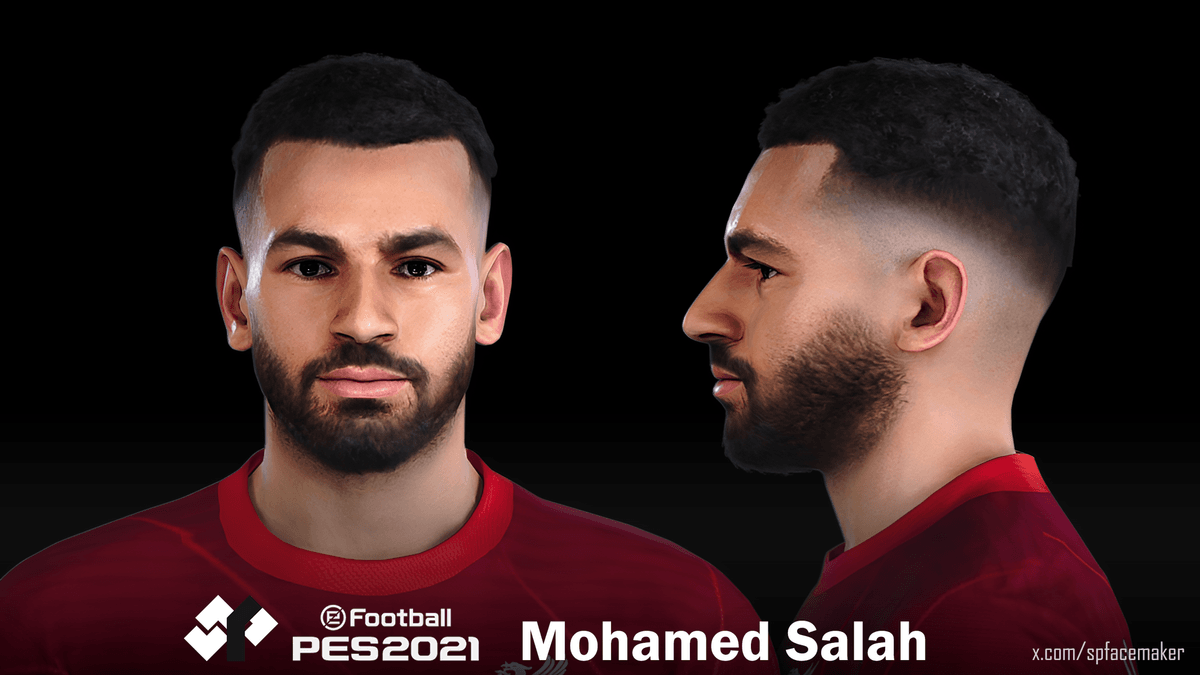 Mohamed Salah Pes 2021 face by SP facemaker - Buymeacoffee