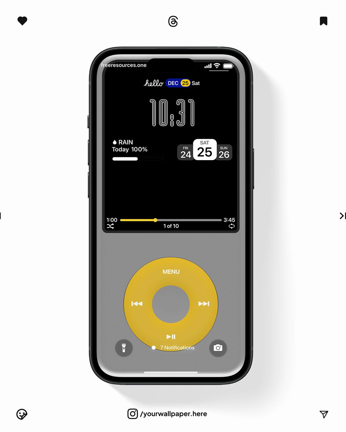 iPod Classic gen 7 wallpaper collection - Buymeacoffee