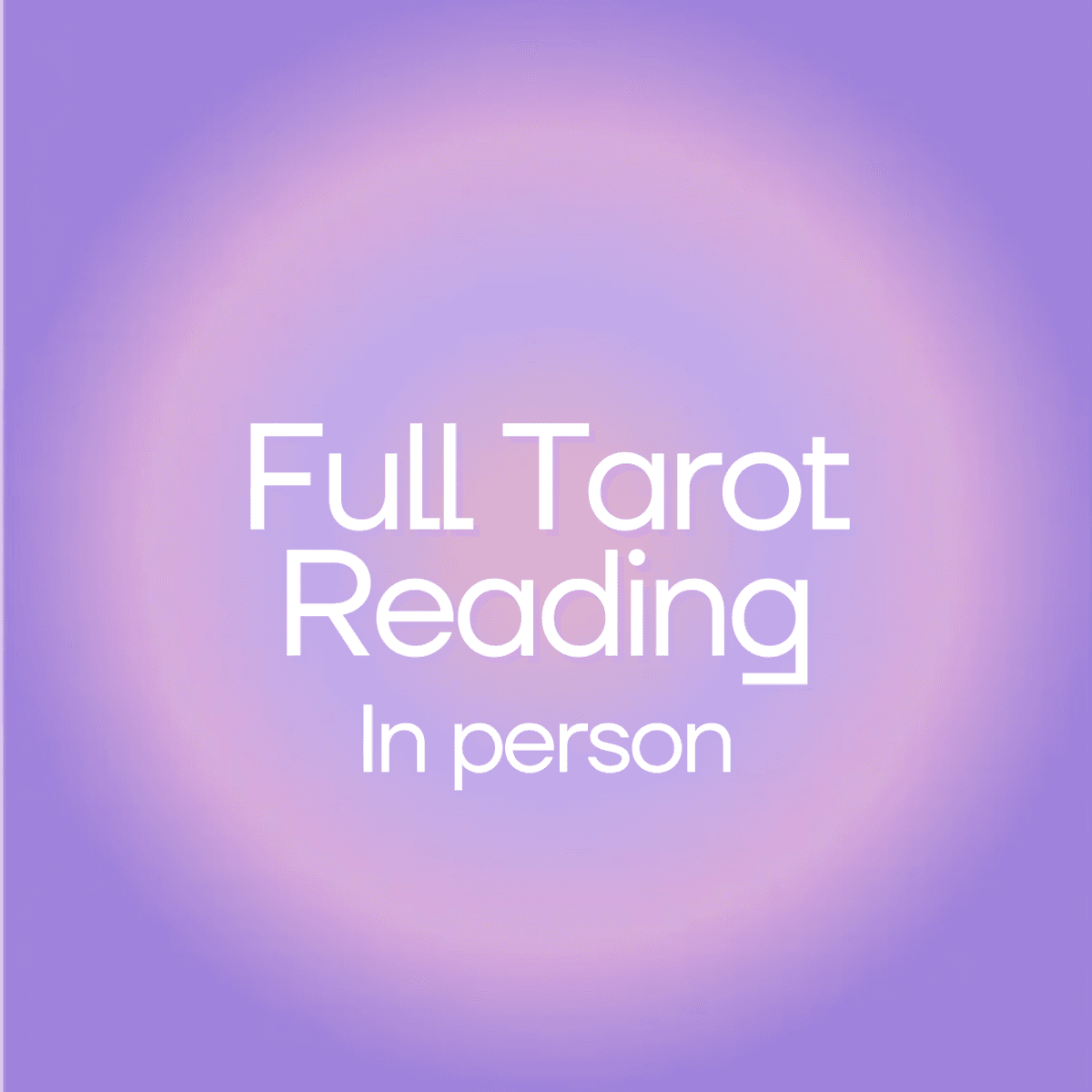 IN PERSON - Full Tarot Reading: Holistic Life Guidance - Buymeacoffee