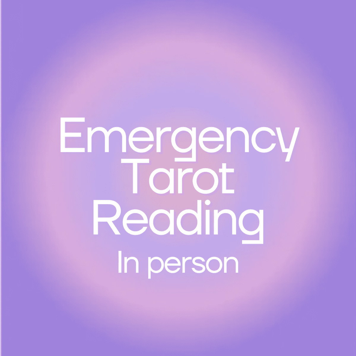 IN PERSON - Emergency Tarot Reading: Fast, Focused Guidance - Buymeacoffee