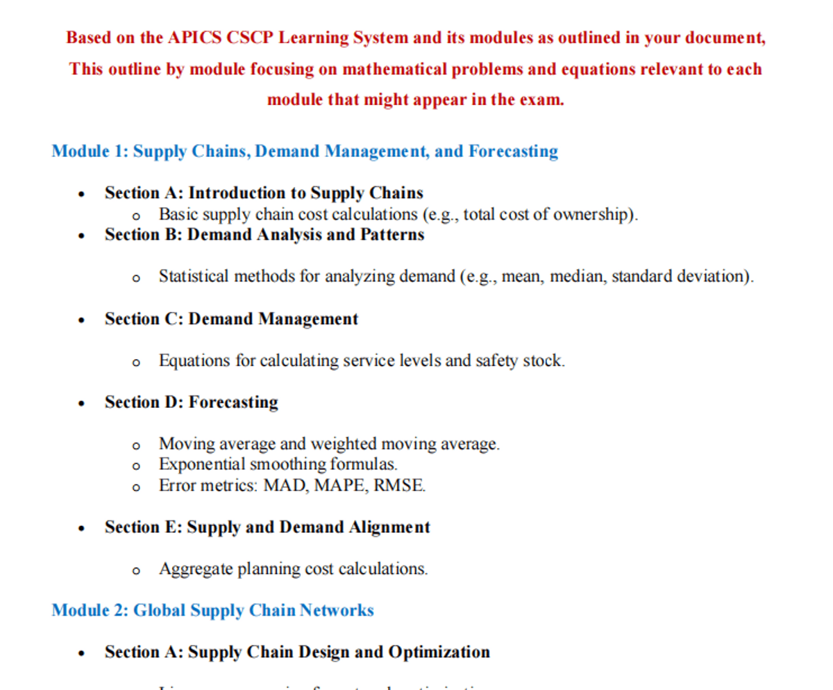 CSCP Exam Prep: 3,500+ Practice Questions & Math Problems with Detailed ...