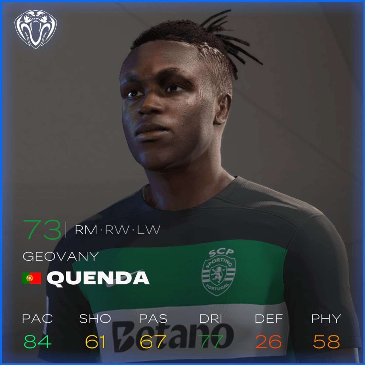 Geovany Quenda Face For FC25 - Buymeacoffee