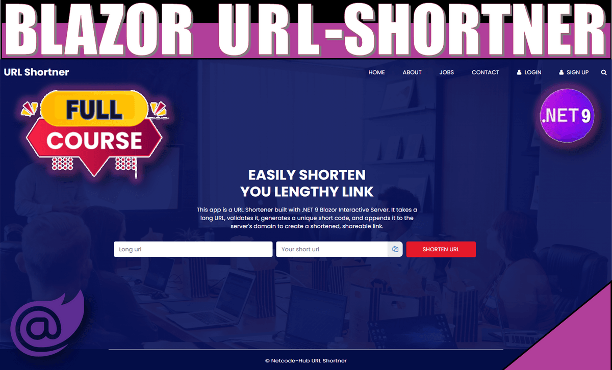🌐 Build a URL Shortener App with .NET 9 Blazor Interactive Server | Simplify Links Like a Pro! 🚀 ...