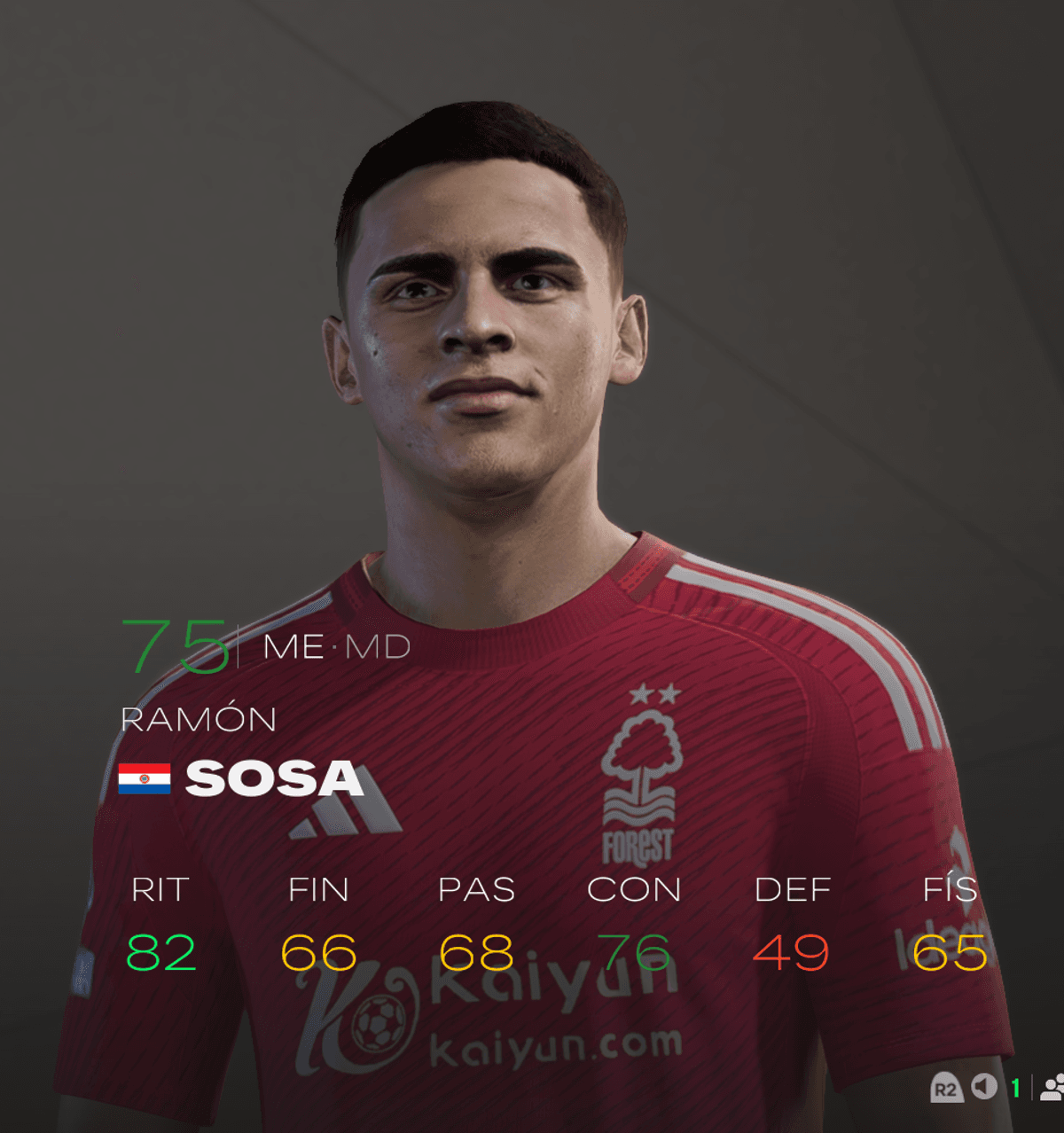 Face Ramon Sosa mod for EA FC 25 - Buymeacoffee