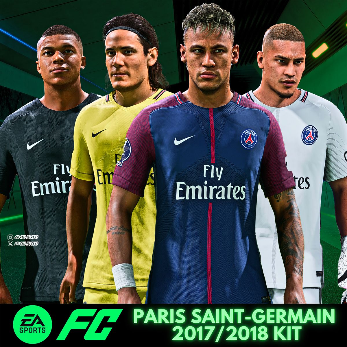 [FC25] Paris Saint-Germain 2017/2018 Kits - Buymeacoffee