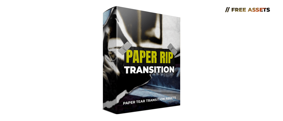 Paper Rip Matte Transition Assets - Buymeacoffee