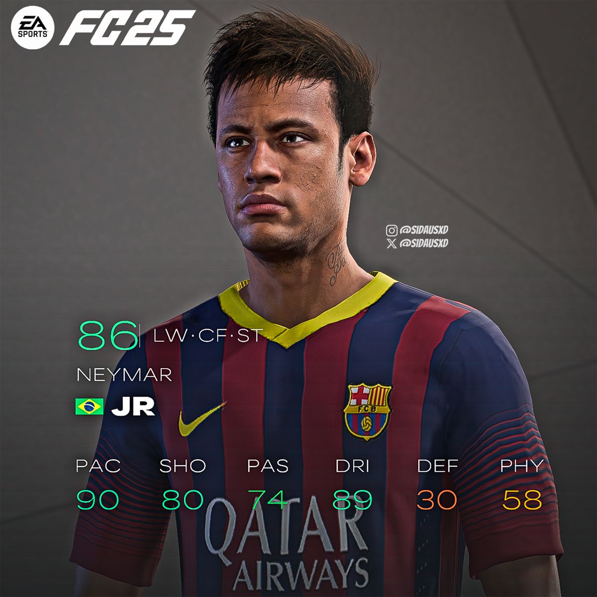 [FC25] Neymar JR 2013/14 V1 - Buymeacoffee