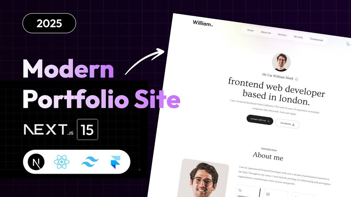 Responsive Portfolio Website In Next JS (Source Code) - Buymeacoffee