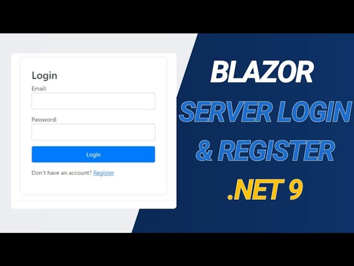 Login and Registration in .Net9 using Blazor Server - Buymeacoffee