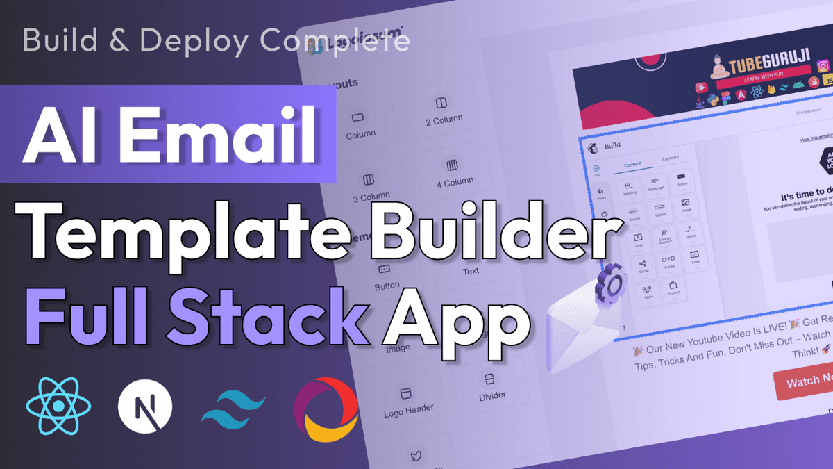 🚀 Build an AI Email Template Builder App with Next.js - Buymeacoffee