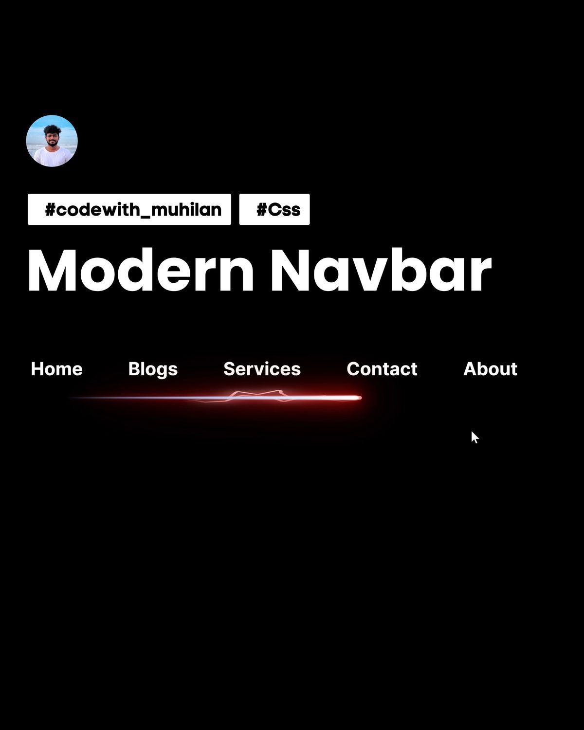 Modern Navbar (SVG) - Buymeacoffee
