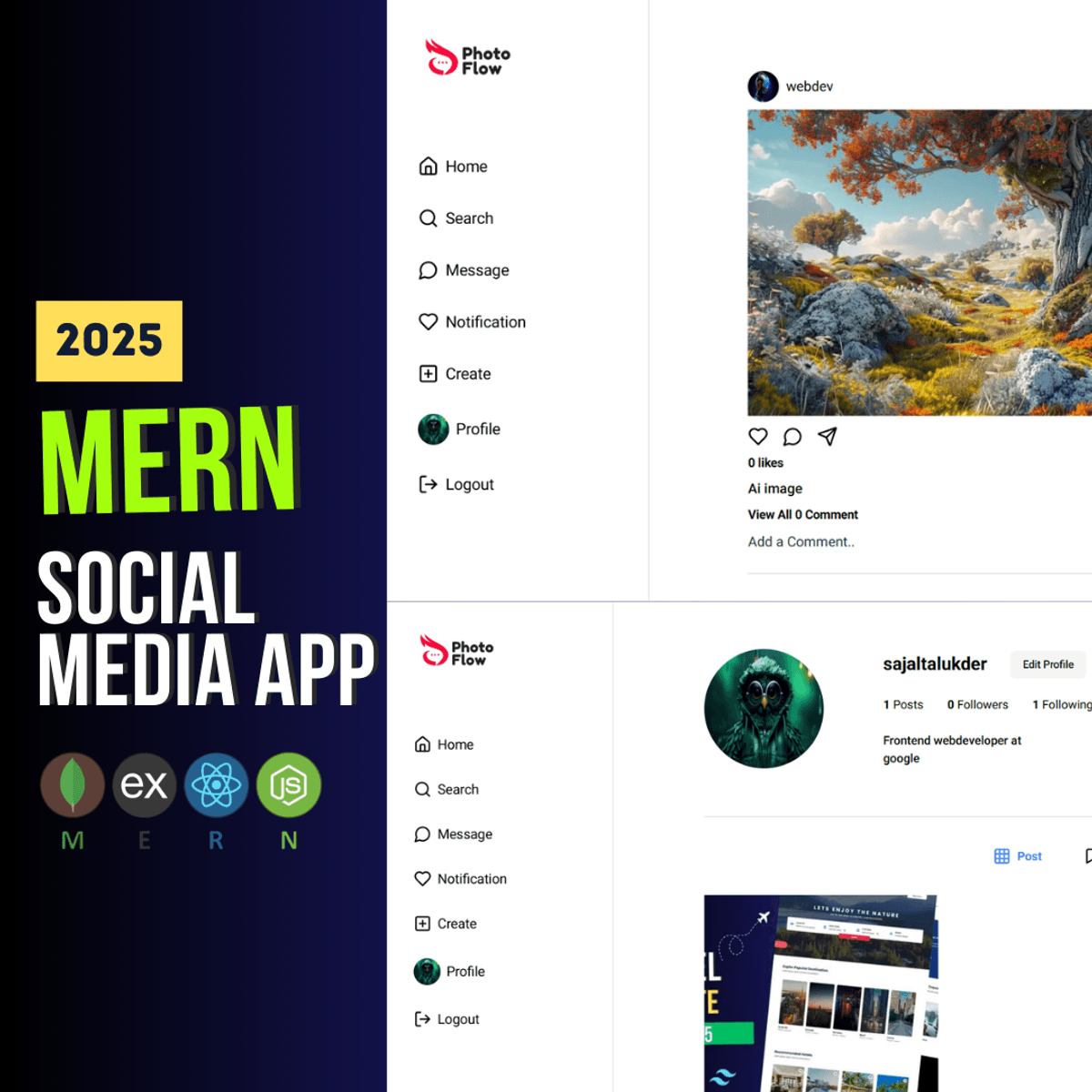 Build & Deploy a Full-Stack Social Media App with MERN & Next.js 15 (Full Source Code ...