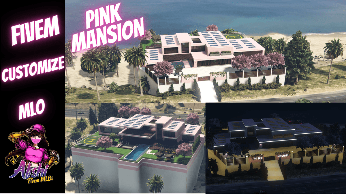 Fivem Customize Pink Mansion - Buymeacoffee
