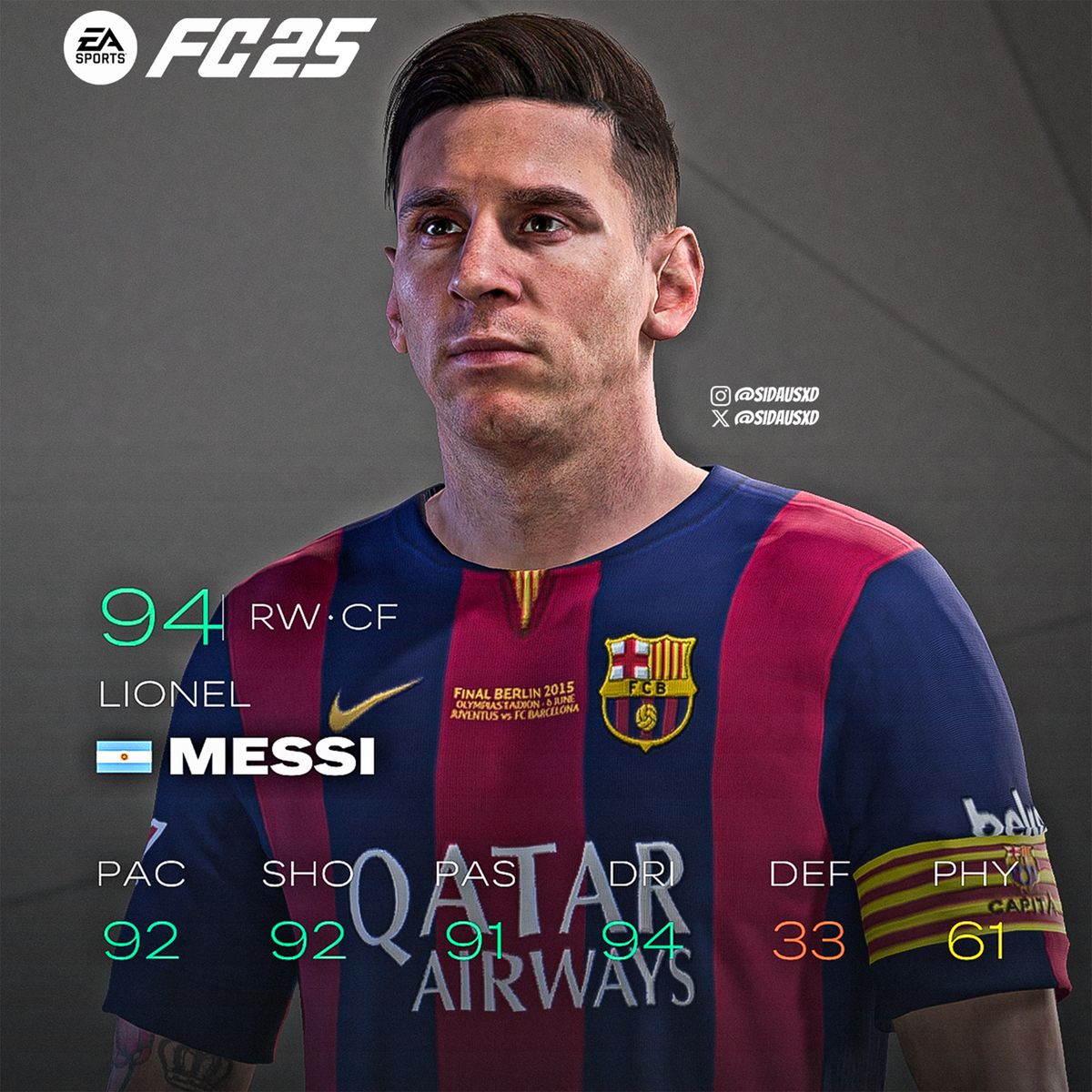 [FC25] Lionel Messi 14/15 V2 - Buymeacoffee