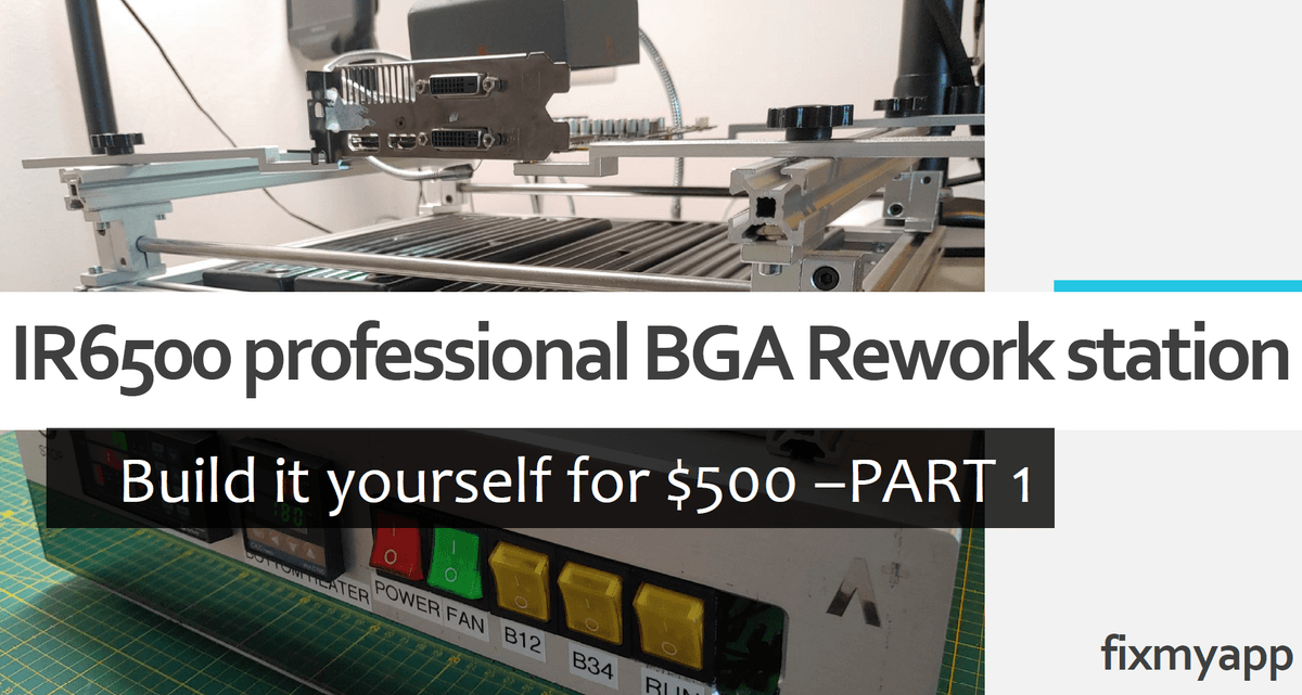 DIY BGA Rework Station IR6500 - Buymeacoffee
