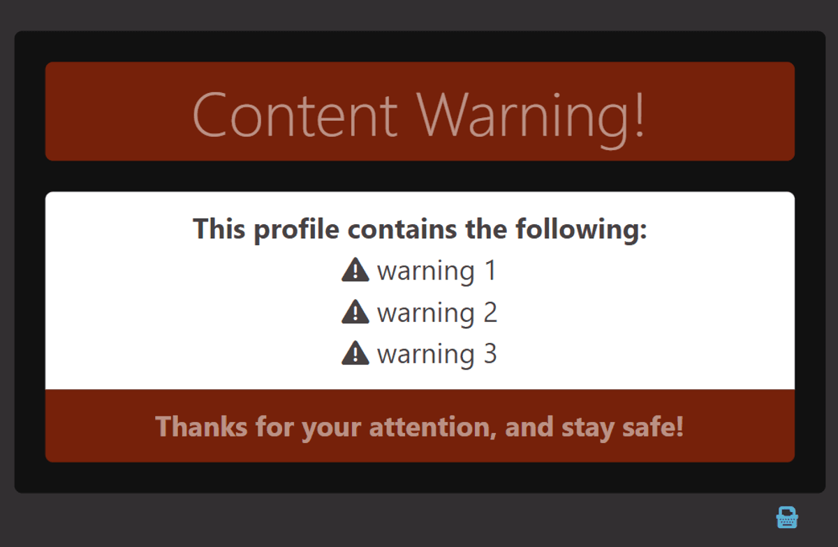 (Bootstrap) MINI WARNING - Buymeacoffee