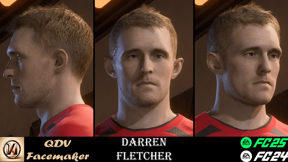 [CLASSIC] Darren Fletcher Face Mod - [FC 24/25] - Buymeacoffee