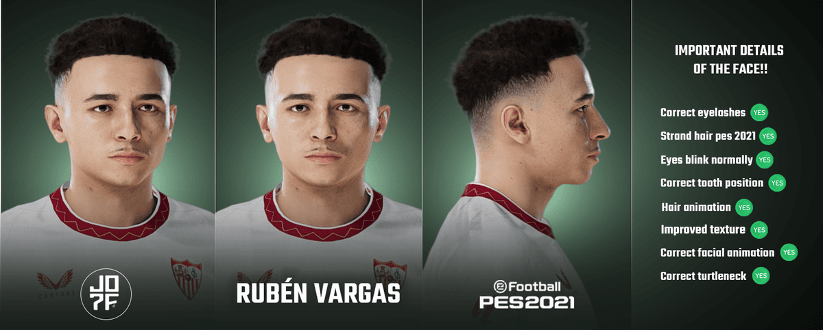 Rubén Vargas - PES 2021 (PC MOD) - Buymeacoffee