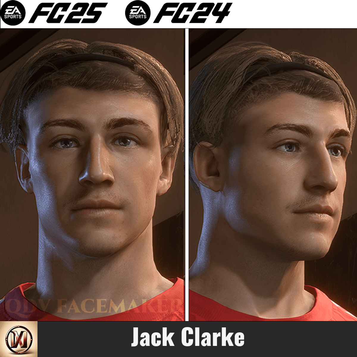 [NEW] Jack Clarke Face Mod (2 Version) [FC 24/25] - Buymeacoffee