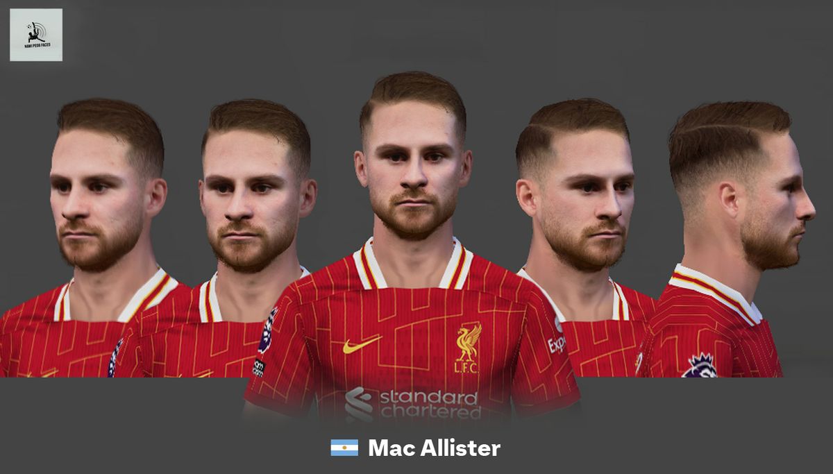Alexis Mac Allister PES6 Face (Converted From EA24) - Buymeacoffee