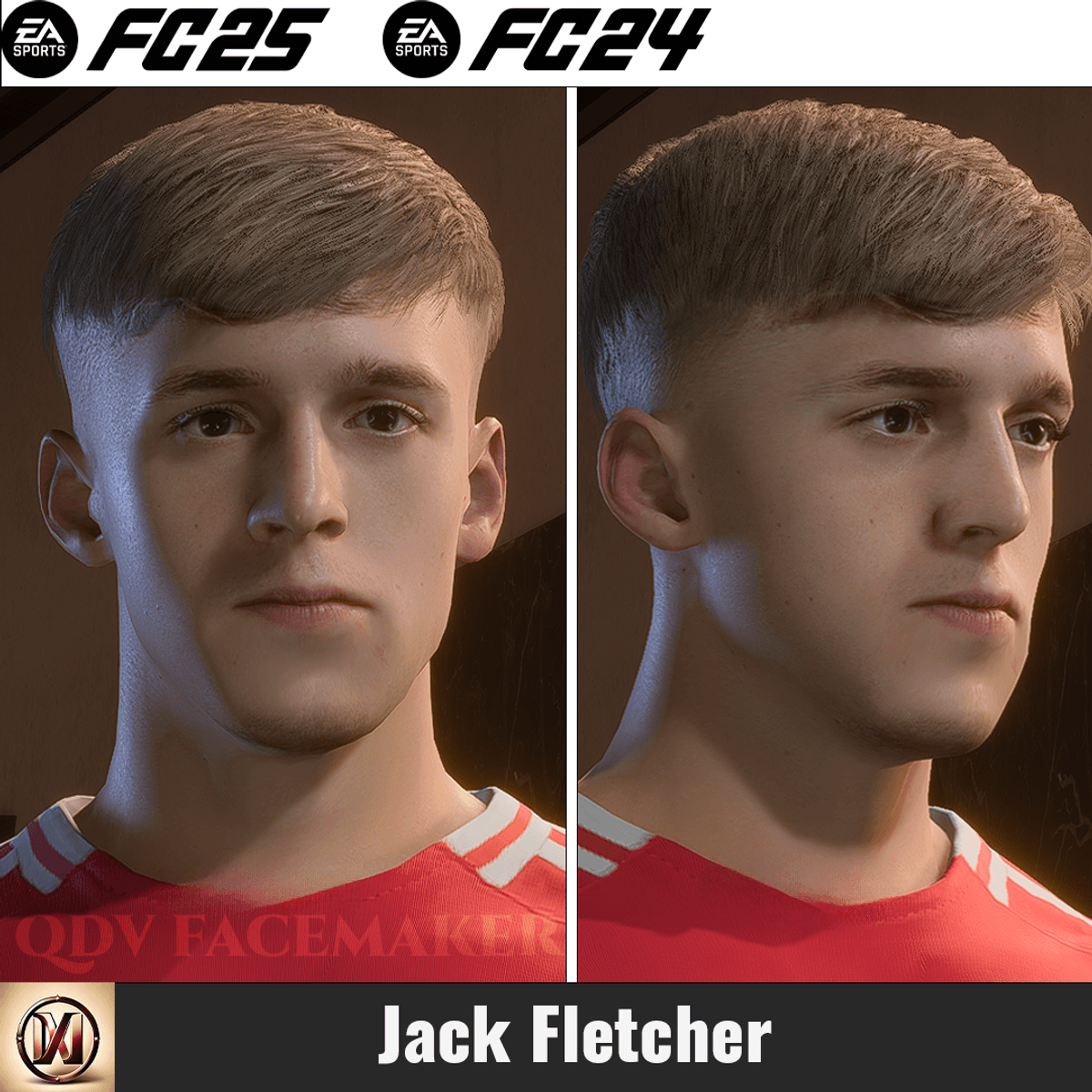[NEW] Jack Fletcher Face Mod - [FC 24/25] - Buymeacoffee