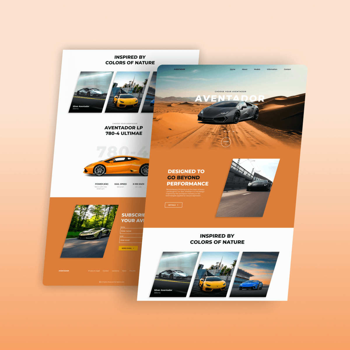Responsive Car Website - Buymeacoffee