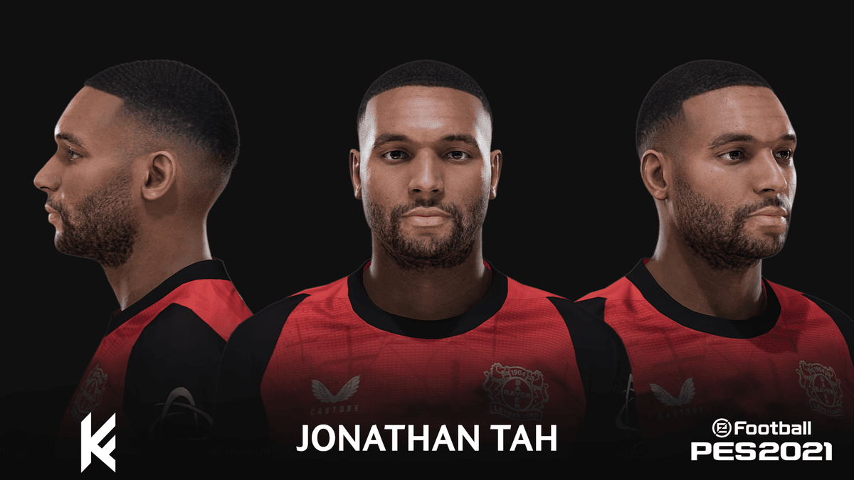 Jonathan Tah by Kodigo Facemaker (PES 2021) - Buymeacoffee