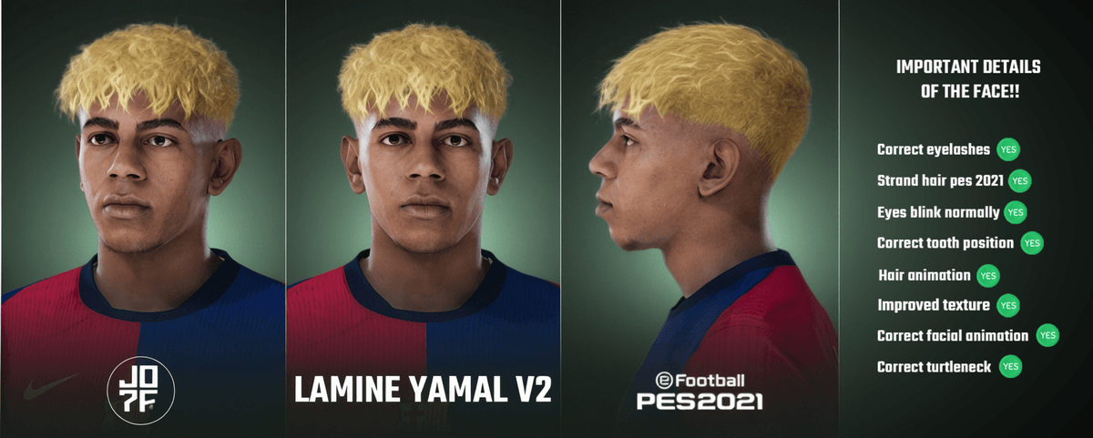 Lamine Yamal V2 - PES 2021 (PC MOD) - Buymeacoffee