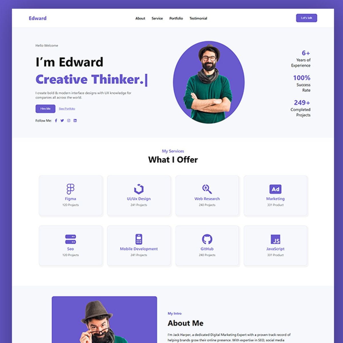 How To Make A Portfolio Website Using HTML CSS JS | Complete Responsive Website Design ...