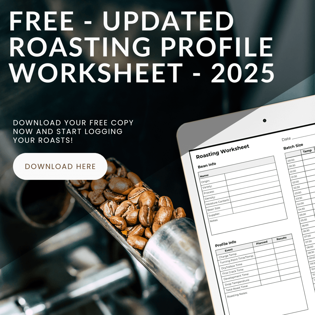 Roasting Profile Worksheet (Updated 2025) - Buymeacoffee