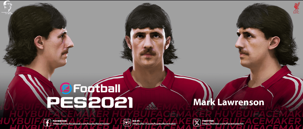 Mark Lawrenson (Liverpool) PES2021 - Buymeacoffee