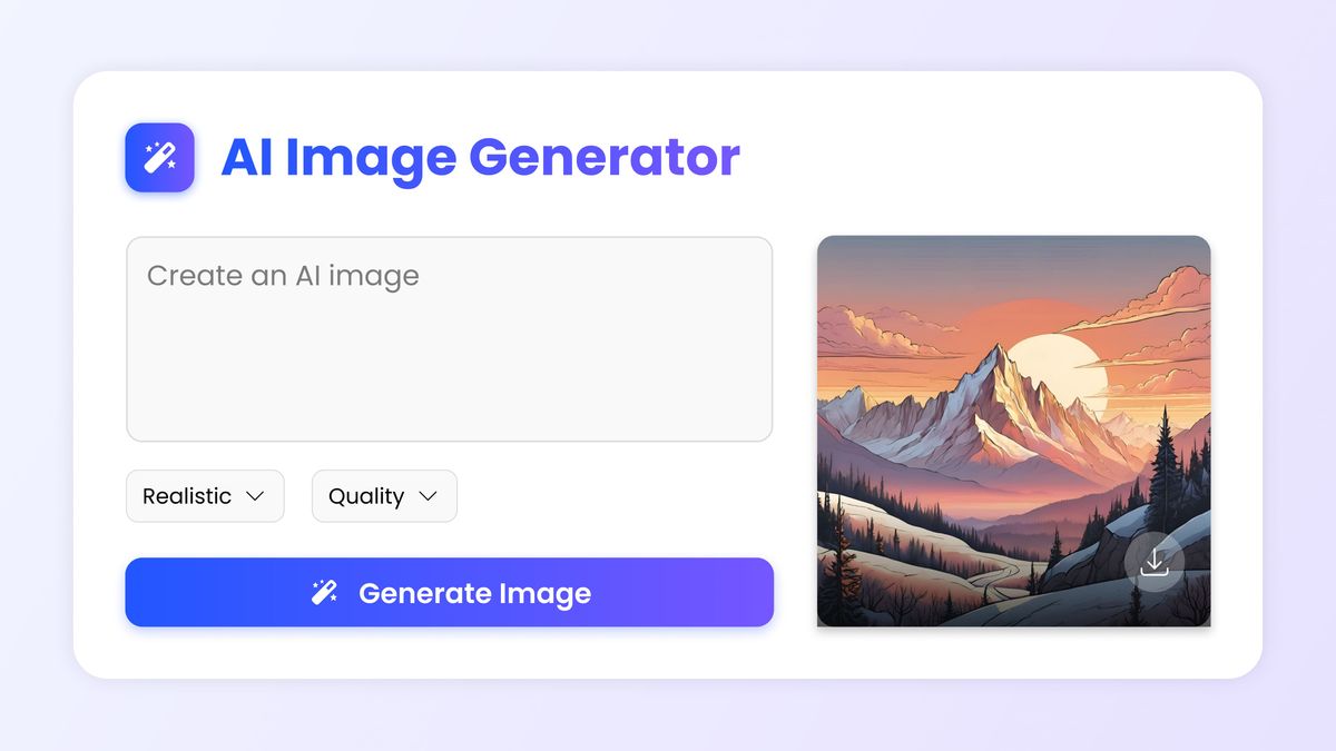 Build a Text to Image Generator Using HTML CSS & JavaScript | Free AI Image Generator - Buymeacoffee