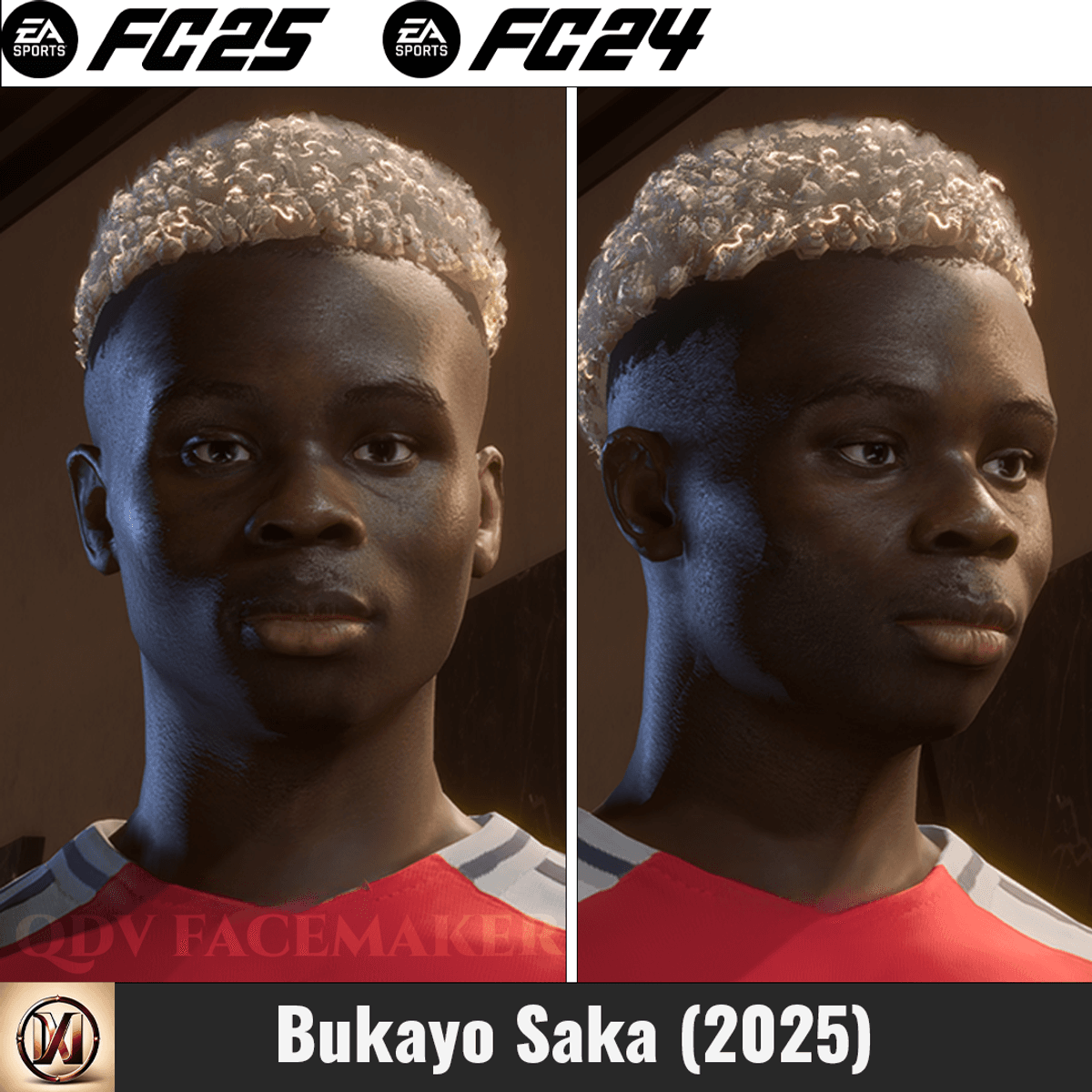 [NEW] Bukayo Saka (2025) Face Update - [FC 24/25][FREE] - Buymeacoffee