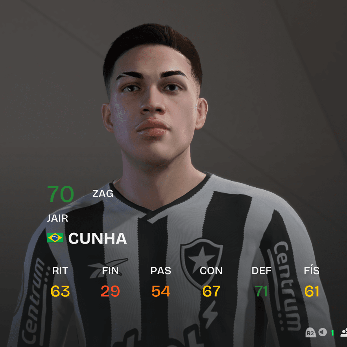 Face Jair Cunha mod for EA FC 25 - Buymeacoffee