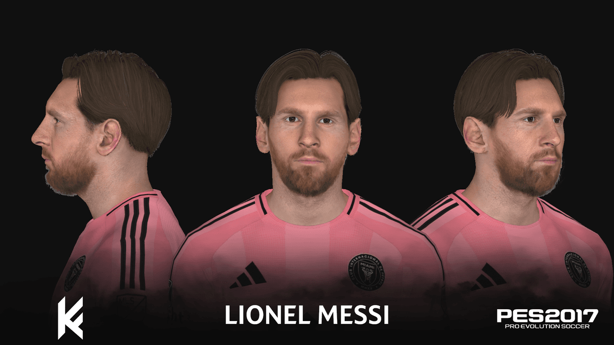 Lionel Messi v3 by Kodigo Facemaker (PES 2017) - Buymeacoffee