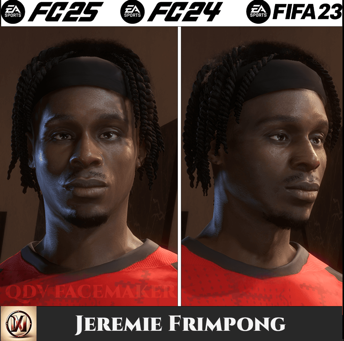 [NEW] Jeremie Frimpong (2025) Face Update - [FC 24/25][FIFA 23][FREE] - Buymeacoffee
