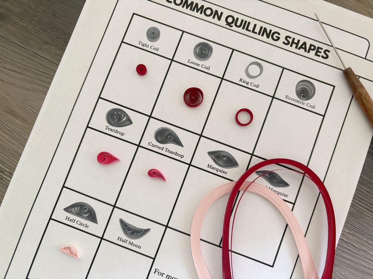 Quilling Practice Worksheet Packet - Buymeacoffee